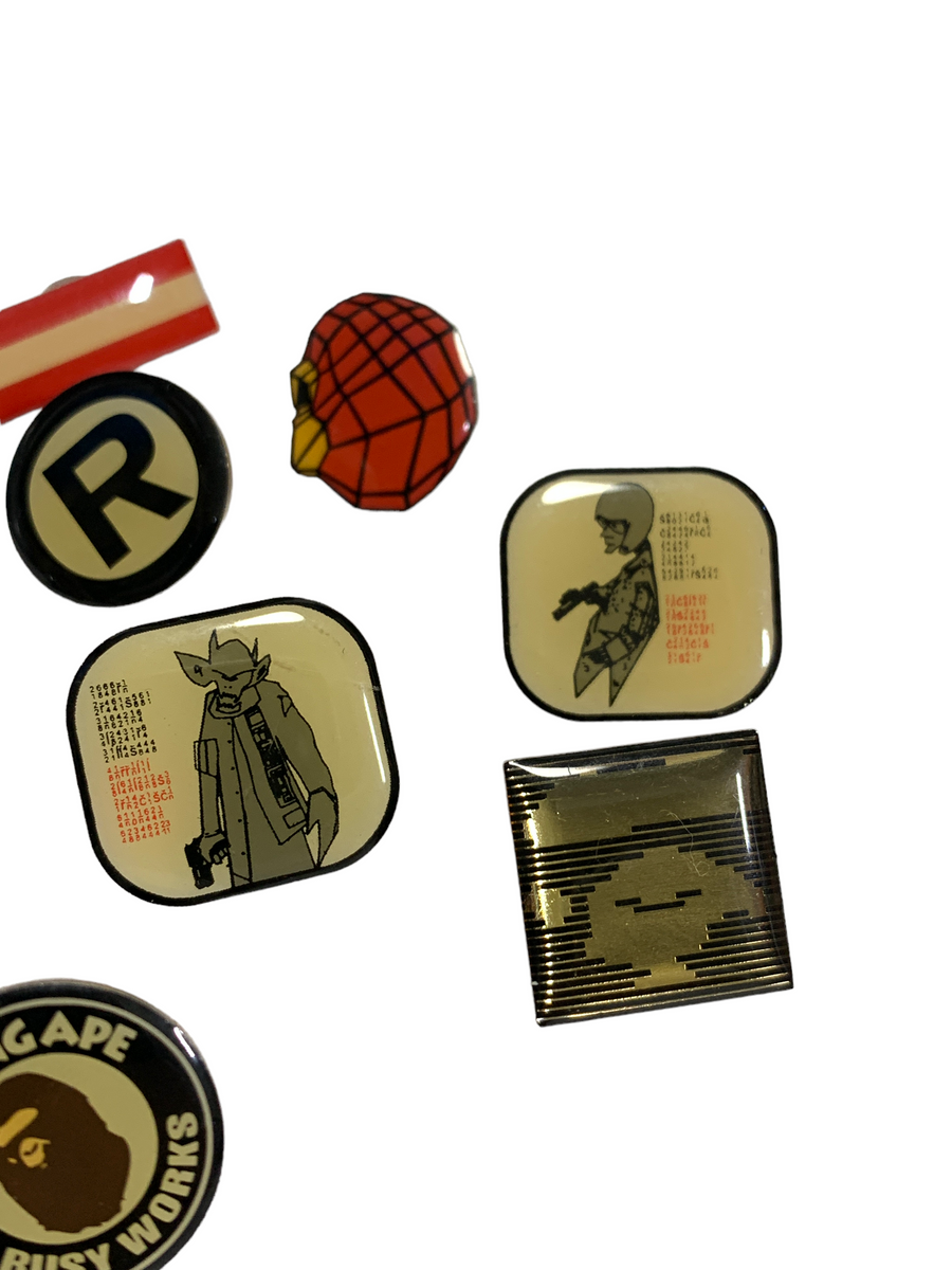A Bathing Ape Bape Futura Vintage Pin Badge Set – StylisticsJapan.com